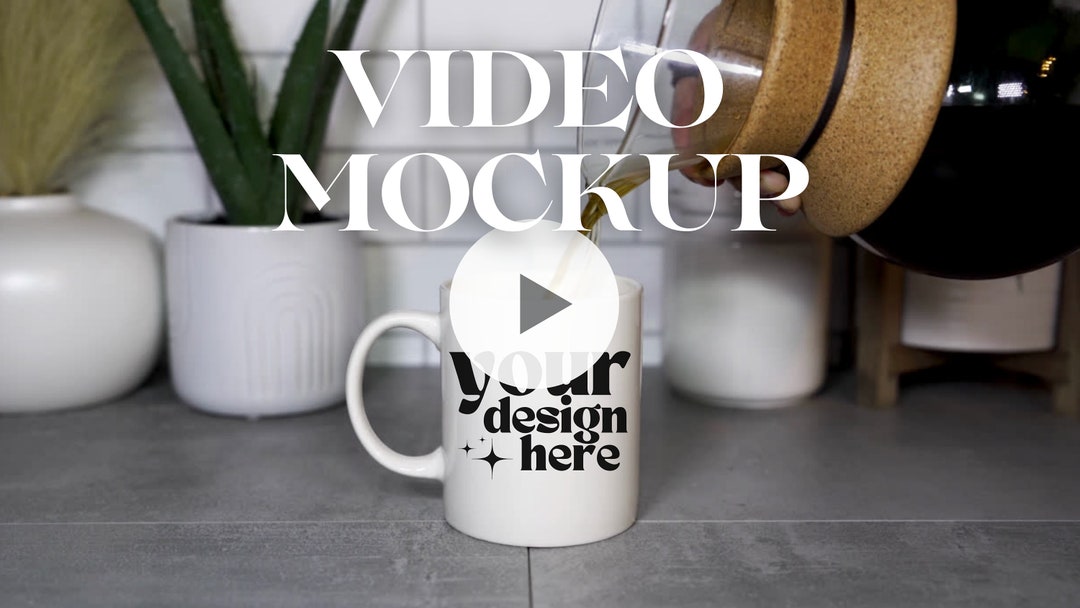 Mug Video Mockup | Coffee Mug Mockup | White Mug Video Mockup | 11 Oz ...
