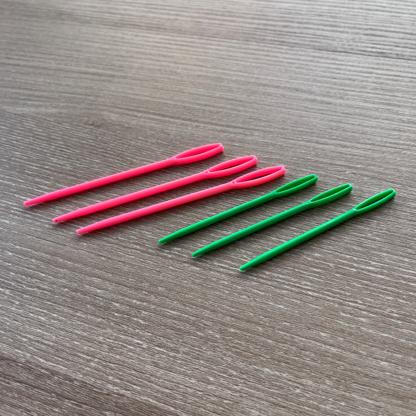 Set of 6 Plastic Yarn Needles, Tapestry Needles, Crochet Knitting ...