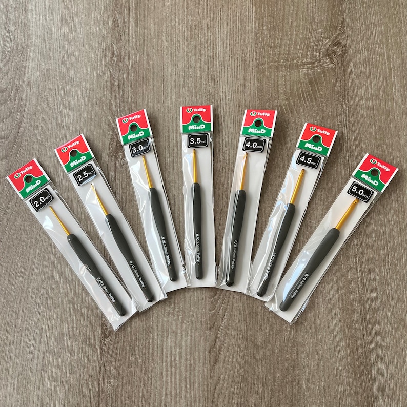 Tulip Mind Crochet Hook: Ergonomic Steel Hooks (2-6.5mm) - Etsy