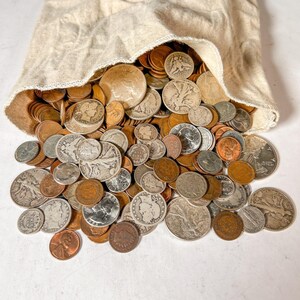 Vintage Mixed U.S. Coin Vault Hoard - Etsy