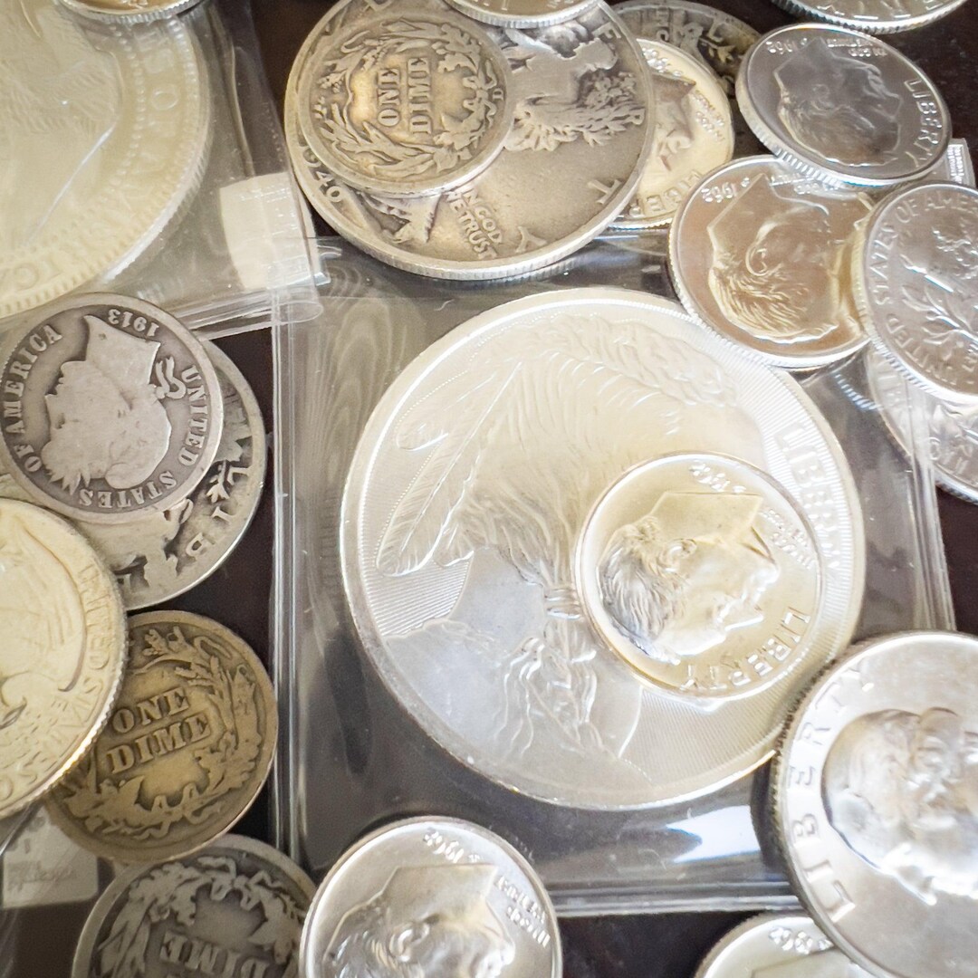 Silver Bullion Starter Box | 999 and 90 Percent Silver Coins - Etsy