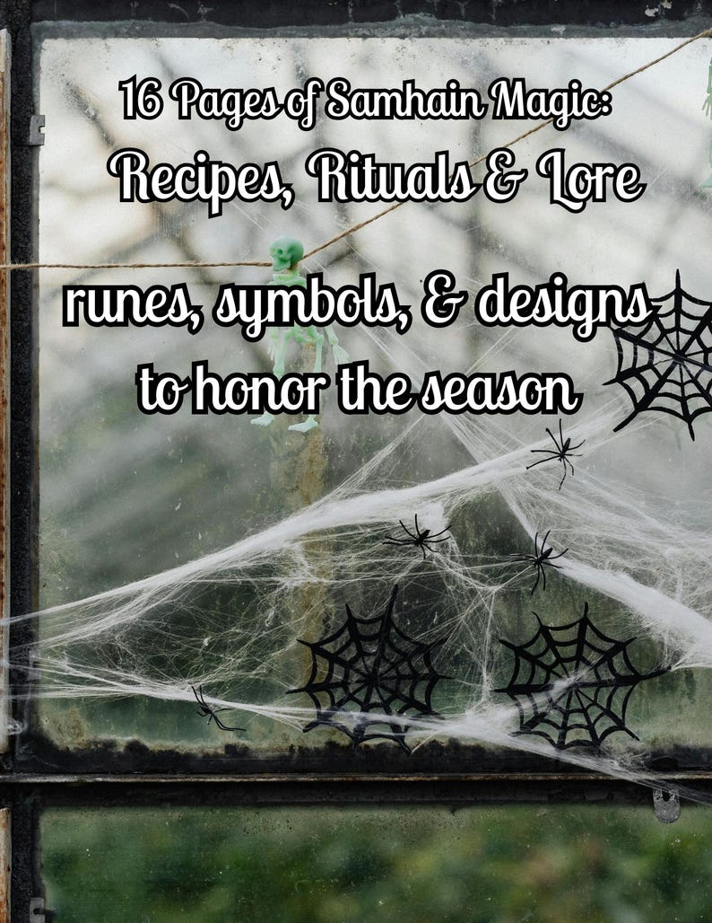 Witches’ Harvest Samhain Zine, Magical Recipes, Rituals (PDF Download ...
