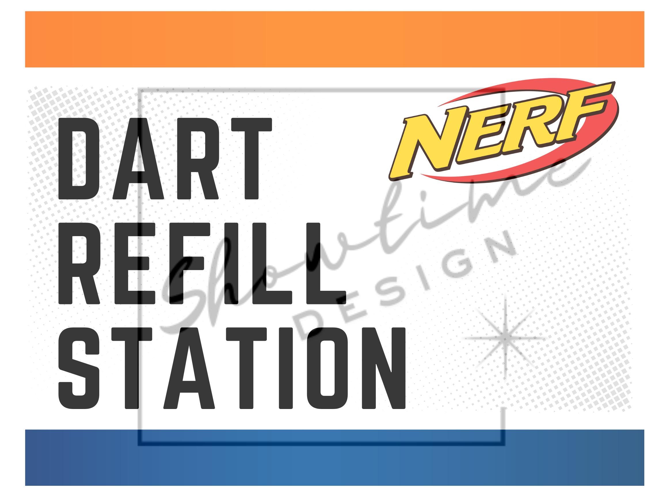 Nerf Night Pdf, Nerf Battle Png, Boys Birthday Party Signs, Digital ...