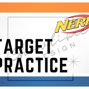 Nerf Night Pdf, Nerf Battle Png, Boys Birthday Party Signs, Digital ...