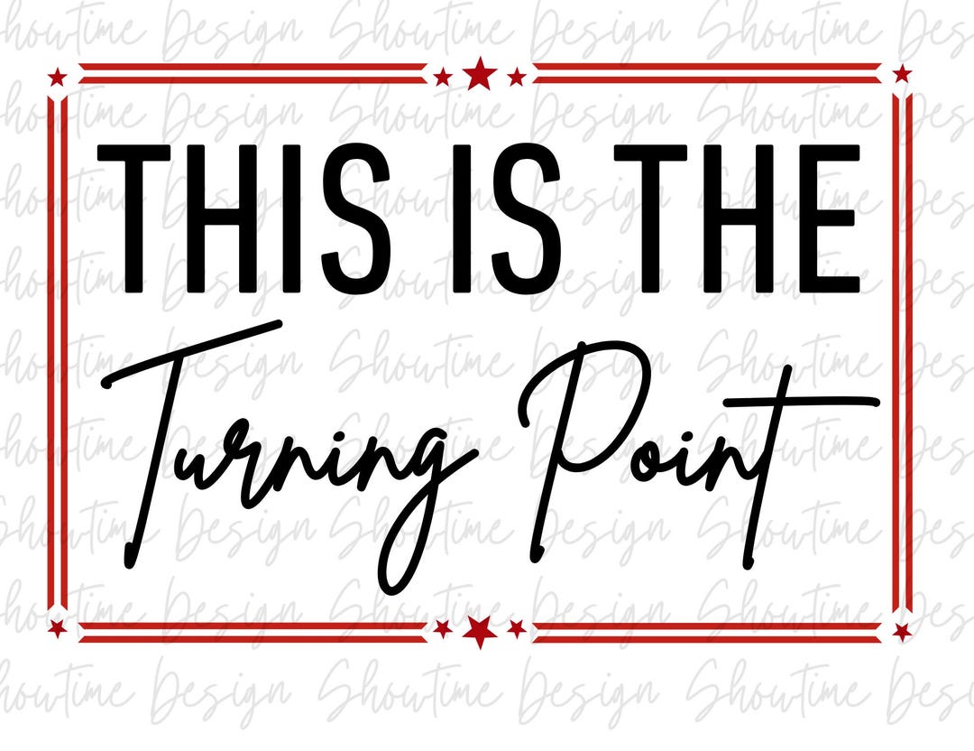 Charlie Kirk, “this is the Turning Point” Patriotic Design - PNG SVG ...
