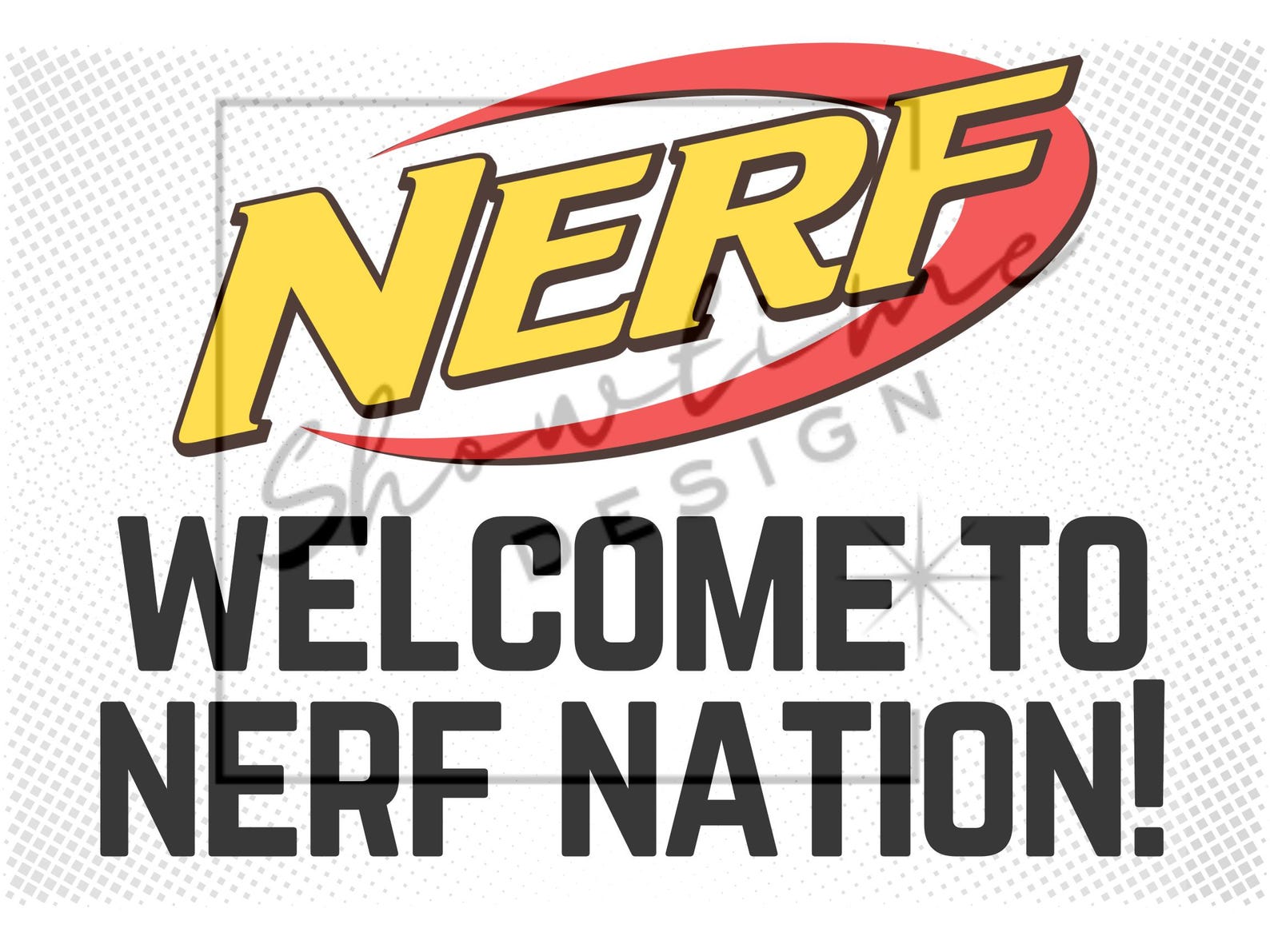 Nerf Night Pdf, Nerf Battle Png, Boys Birthday Party Signs, Digital ...