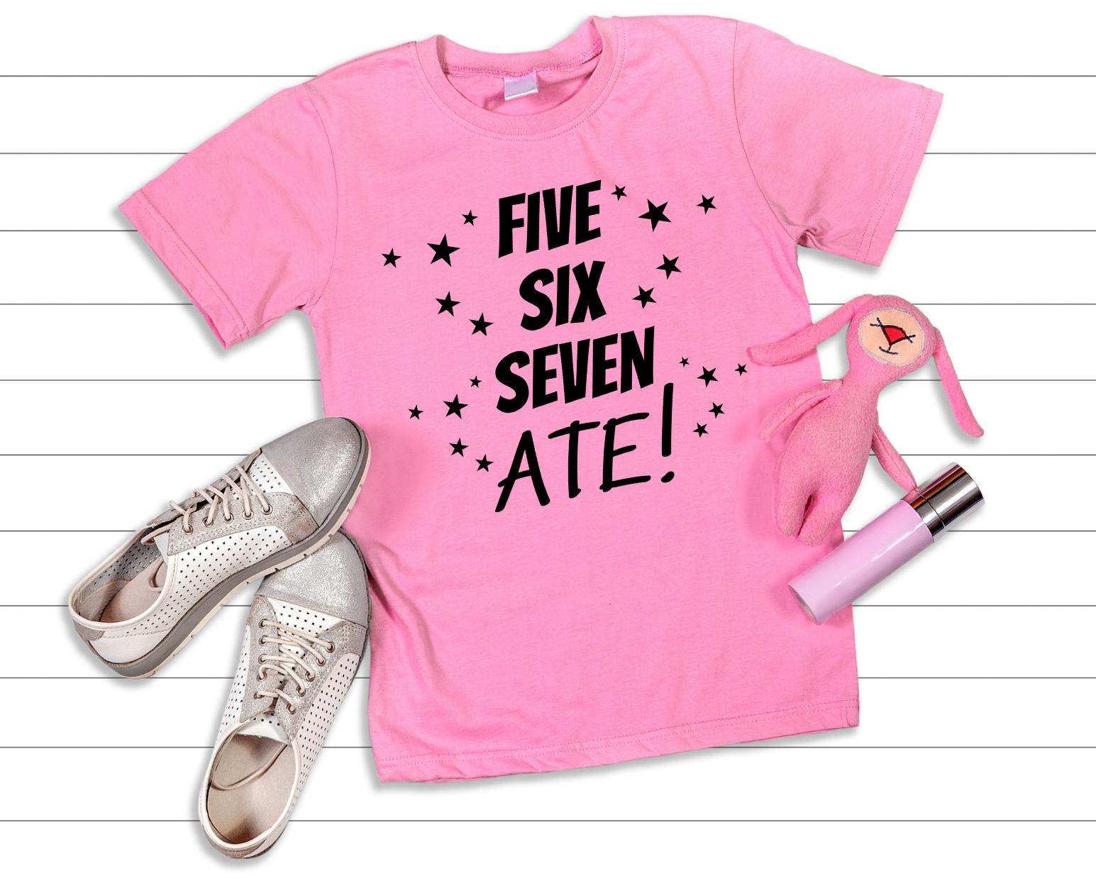 Five Six Seven Ate SVG PNG, 5 6 7 Ate Cheer Svg, Cheer Svg, Cheer Shirt ...