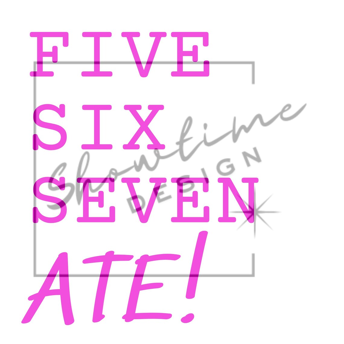 Five Six Seven Ate SVG PNG, 5 6 7 Ate Cheer Svg, Cheer Svg, Cheer Shirt ...