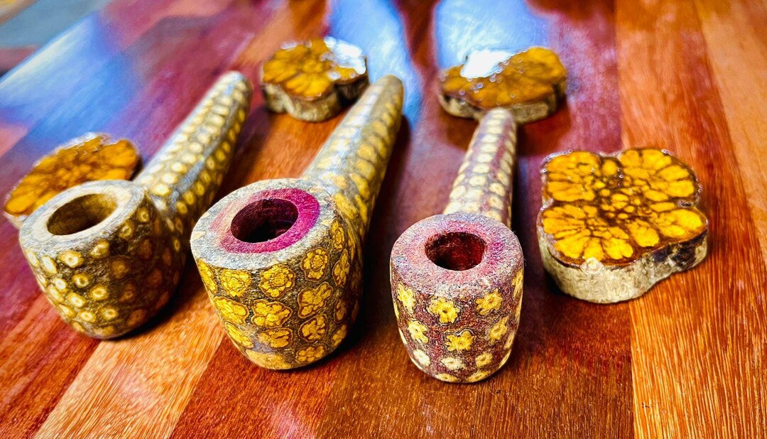 Ceremonial Pipe With Aya Vid From the Amazon Rainforest. Hand Carved - Etsy