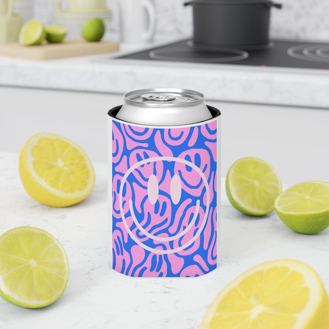 Whimsical Can Cooler With Playful Design, Fun Drink Sleeve, Party ...