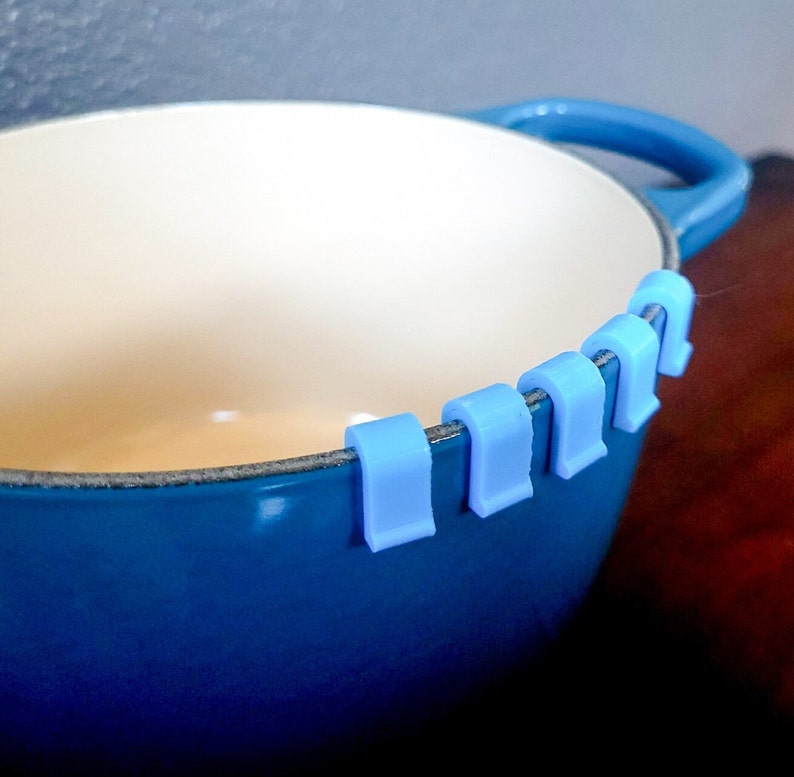 Clip Lid Protectors for Cast Iron Dutch Oven Set of 6 Made to Fit LE ...