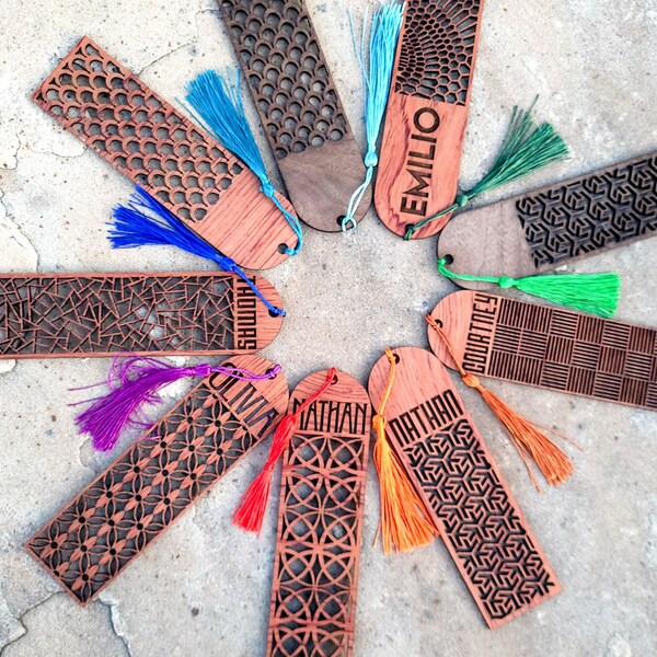 Wood Bookmark - Etsy