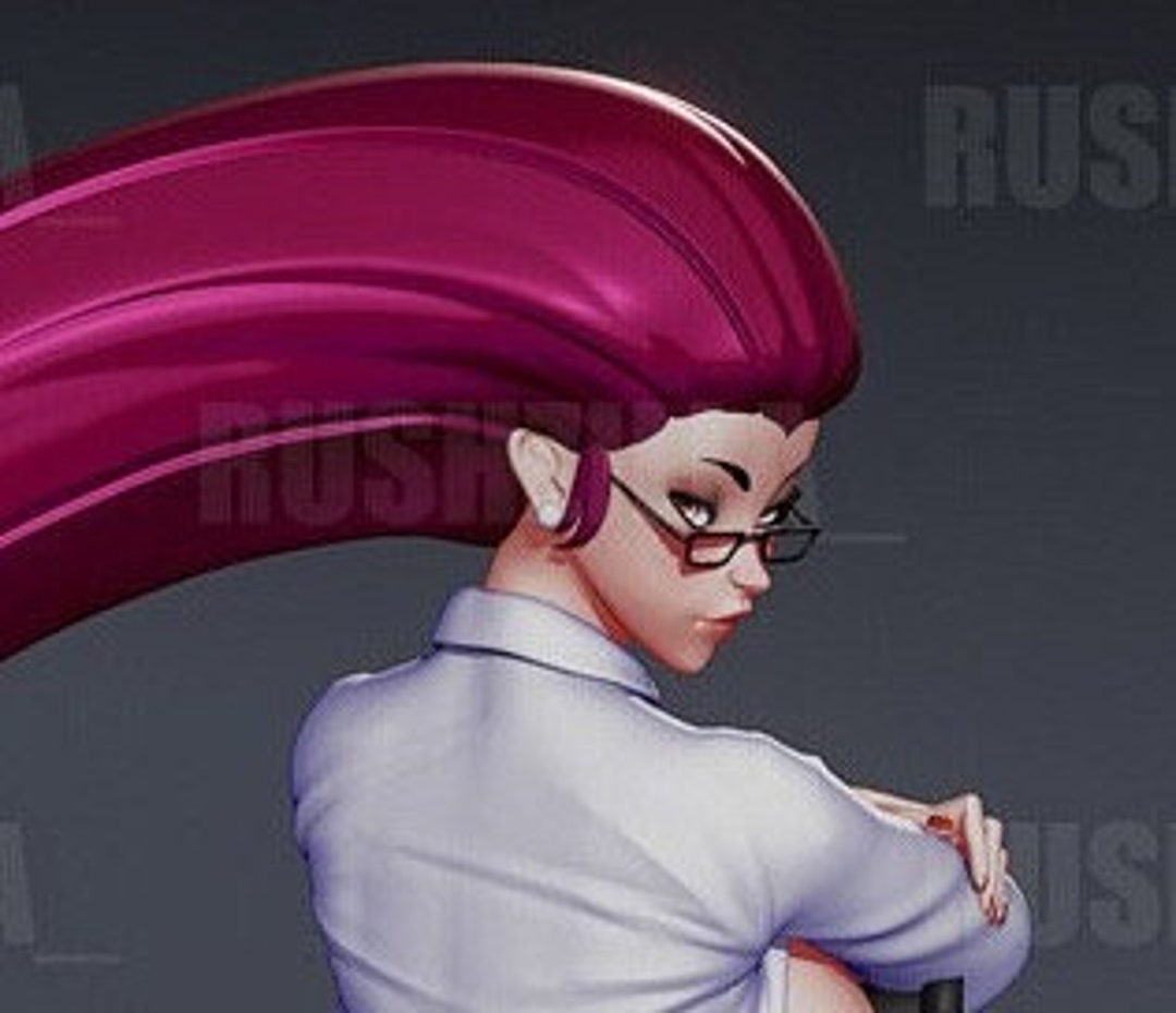 Jessie Anime Fan Art 3D Print Resin Statue Rushzilla Garage Kit or ...