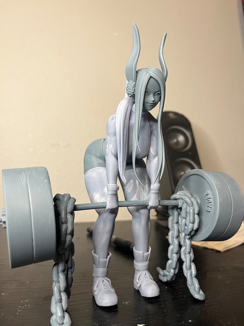 Mirko Deadlift Fan Art Resin Statue by Rushzilla - Etsy