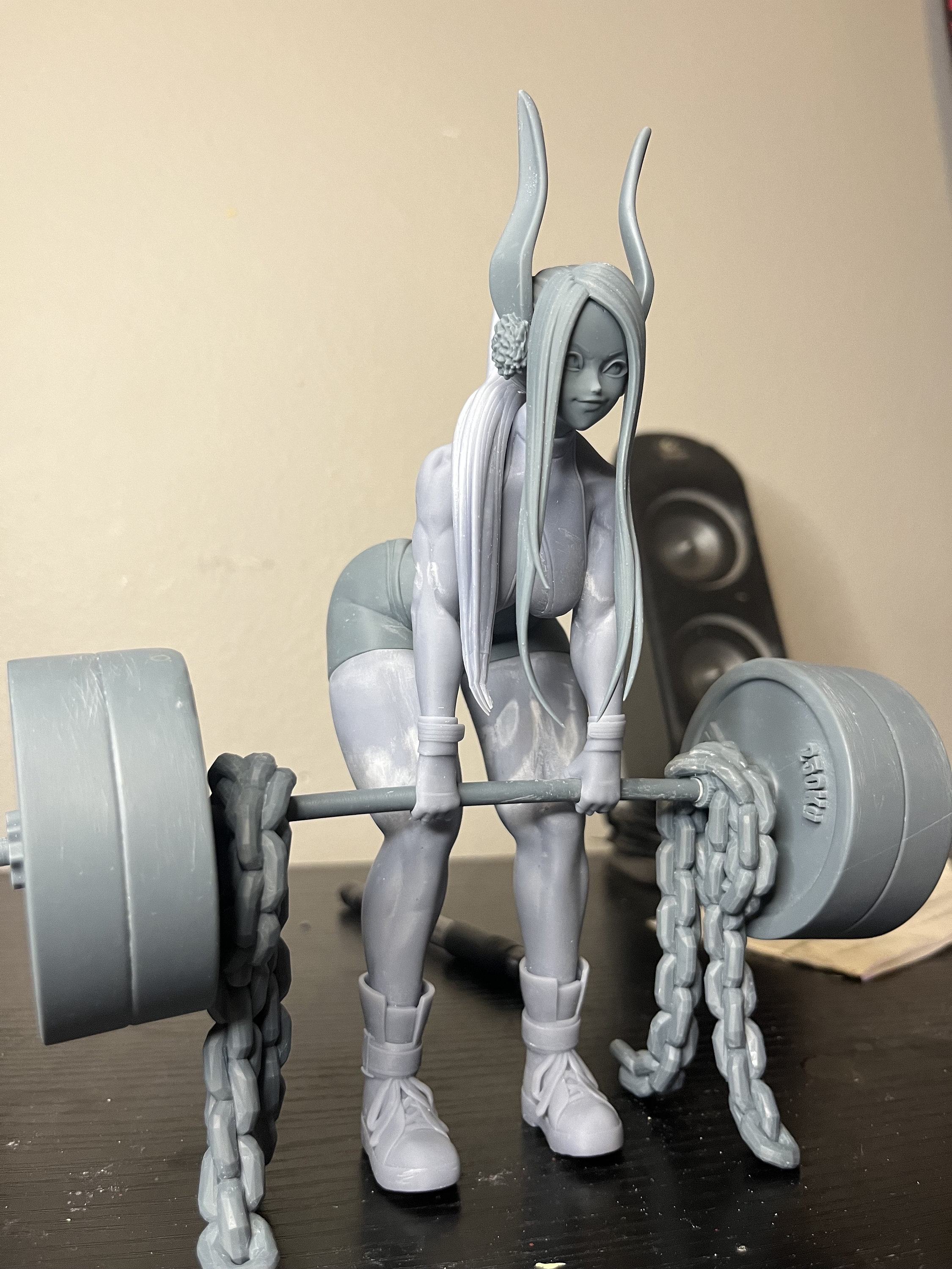 Mirko Deadlift Fan Art Resin Statue by Rushzilla - Etsy