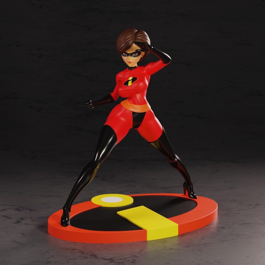 Stretchy Hero Fan Art Anime 3D Printed Resin Statue Polybits Garage Kit ...