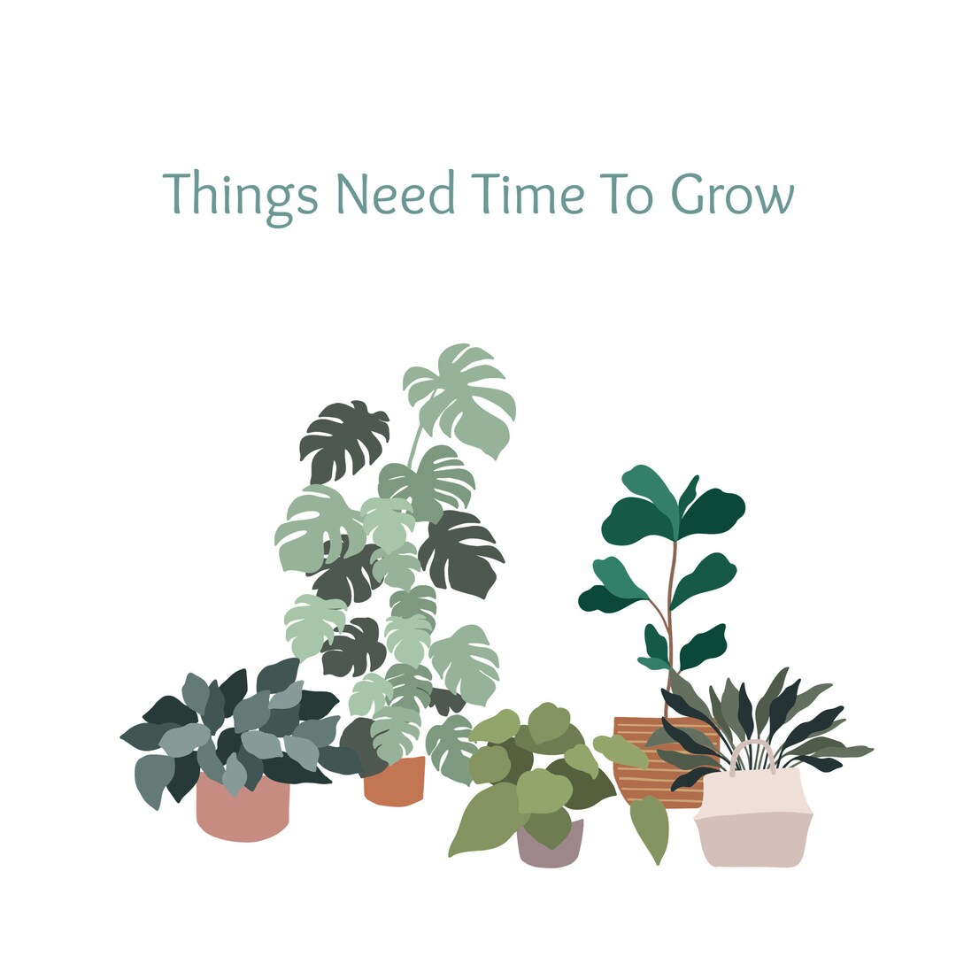 Plant Wall Art Motivational Quote Gallery Wall Boho Wall Art Art ...