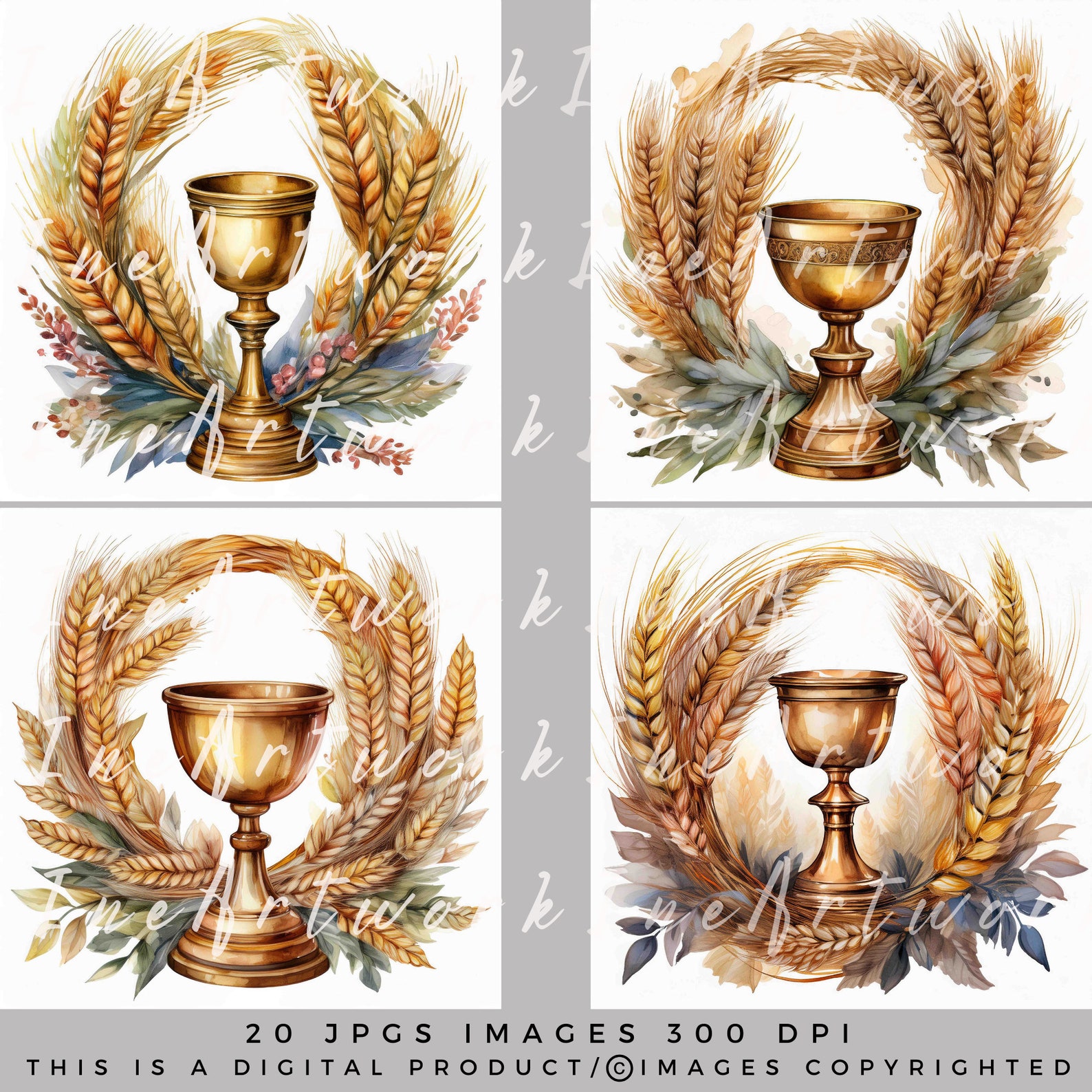 Communion Chalice Clipart Religious Clipart First Communion Clipart ...