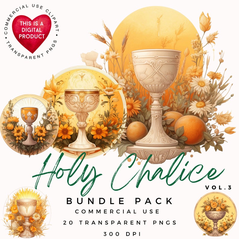 Holy Chalice Clipart First Communion Eucharist Religious Clipart ...