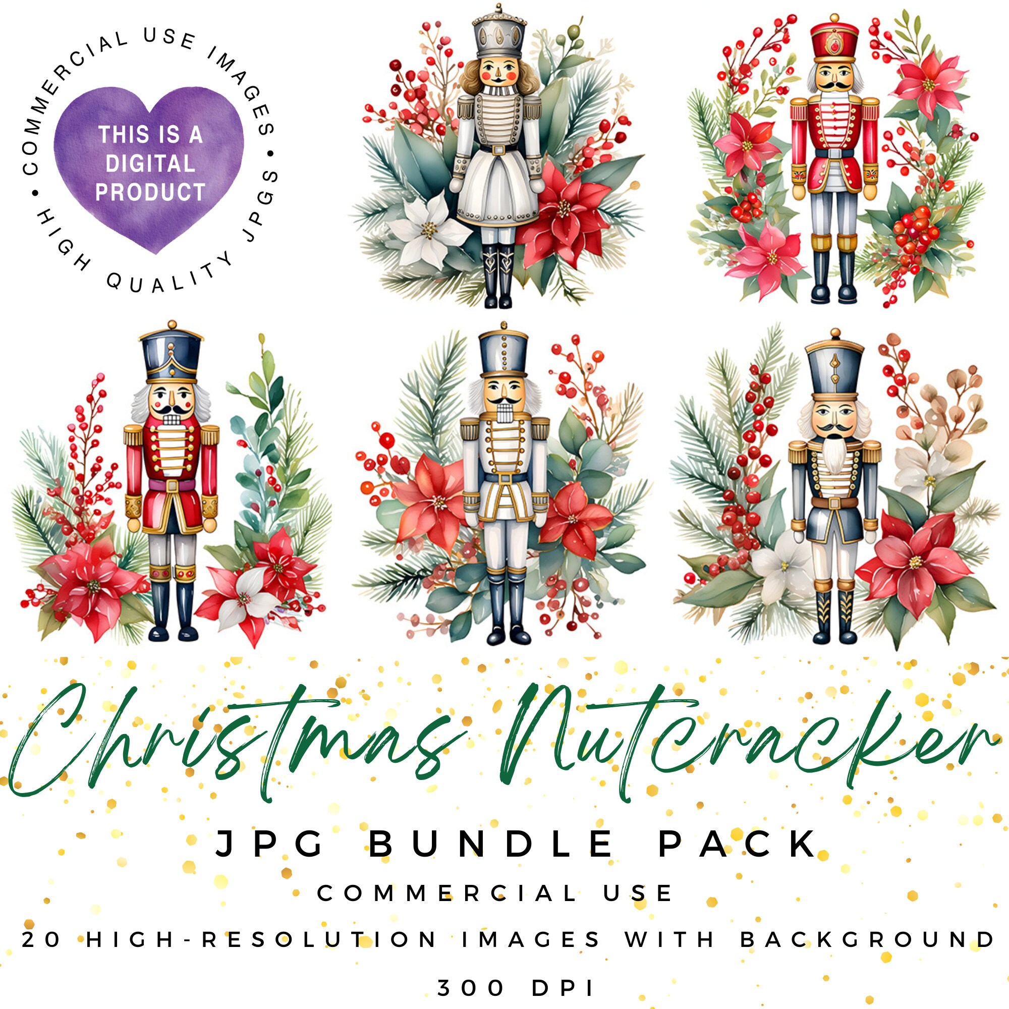 Nutcracker Clipart| Christmas Clip Art | Christmas Nutcracker | High ...