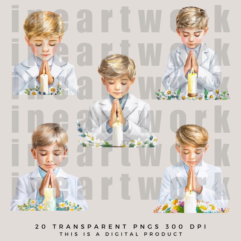 First Holy Communion Png, 1st Communion Boy Clipart, Religious Clipart ...