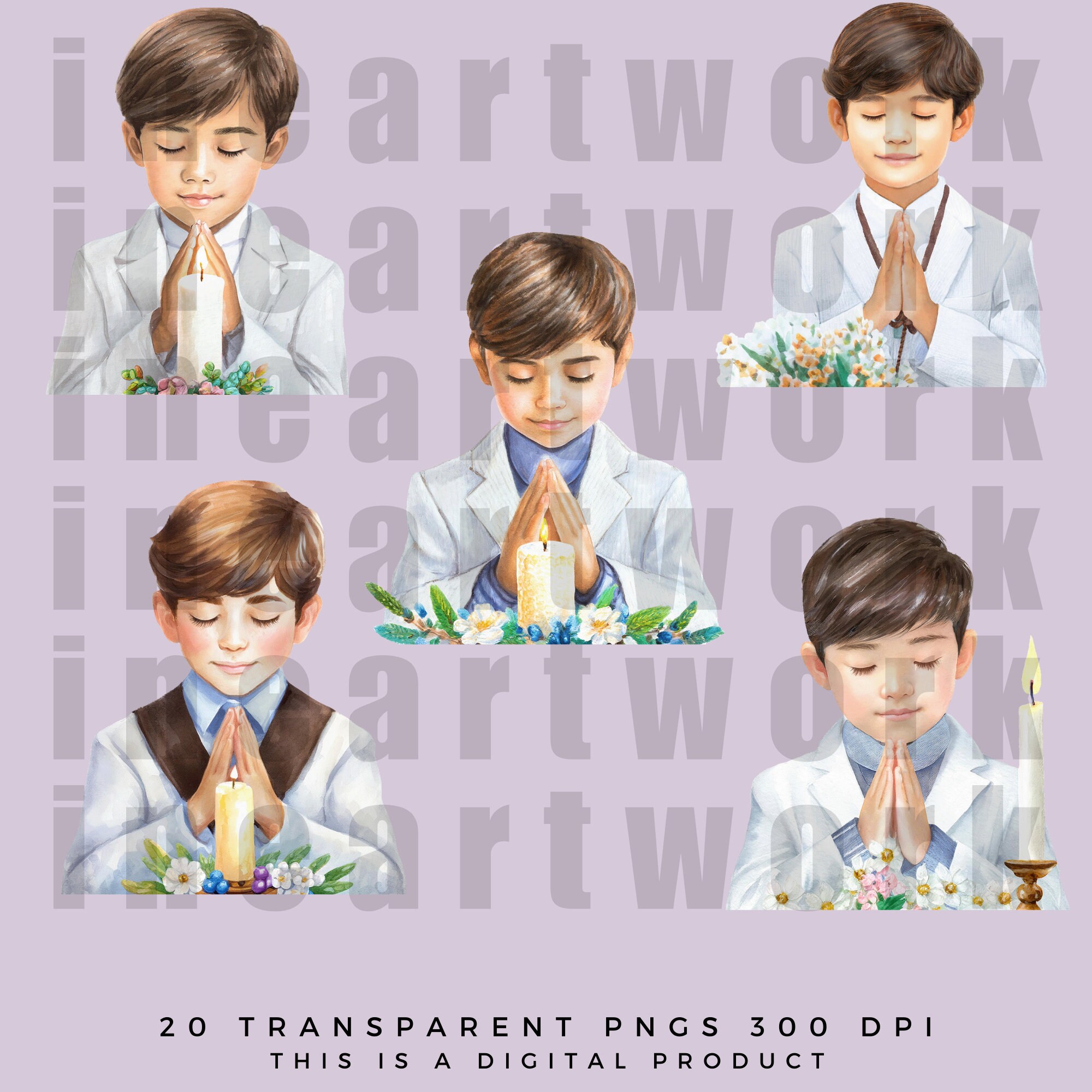 First Holy Communion Png, 1st Communion Boy Clipart, Religious Clipart ...