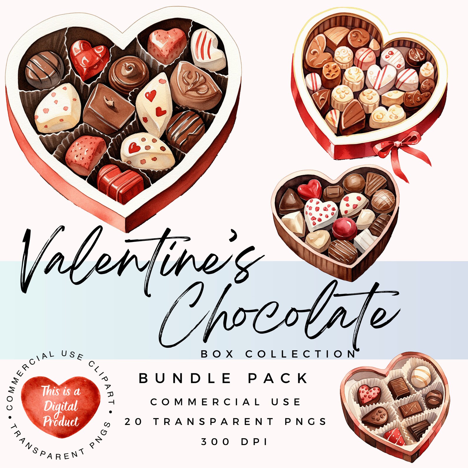 Chocolate Box Clipart | Watercolor Chocolate | Chocolate Clipart ...
