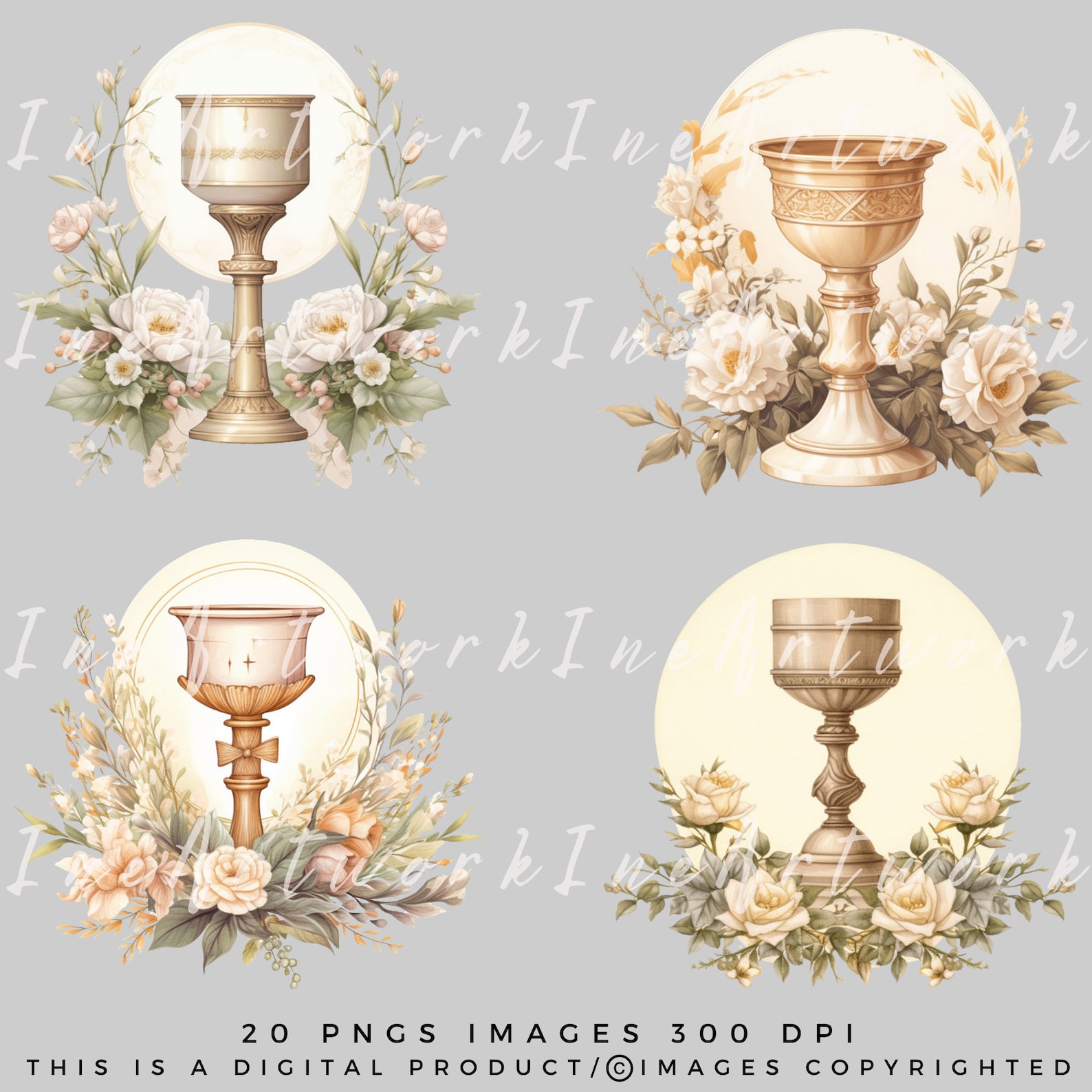 Holy Chalice Clipart First Communion Religious Clipart Religious ...