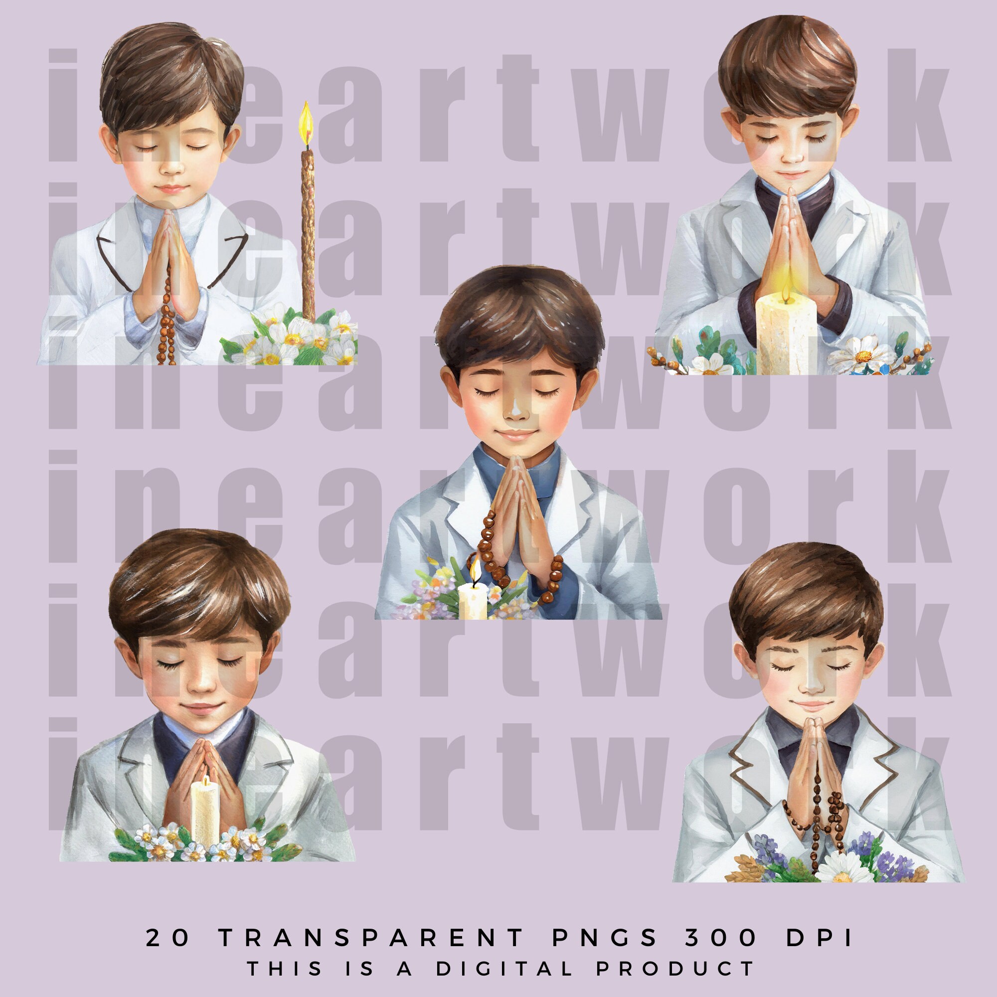 First Holy Communion Png, 1st Communion Boy Clipart, Religious Clipart ...