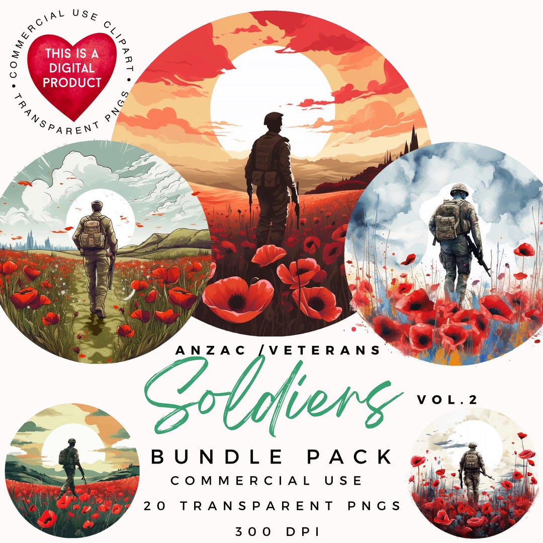 Soldiers Clipart | Anzac Day | Veterans Day | Remembrance Day ...