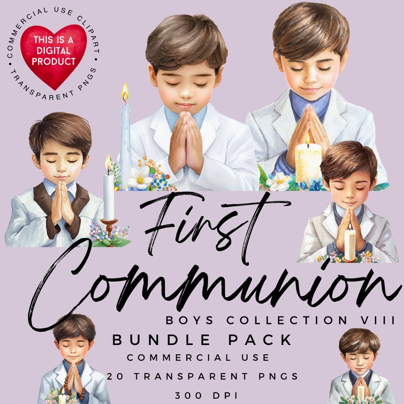 First Holy Communion Png, 1st Communion Boy Clipart, Religious Clipart ...