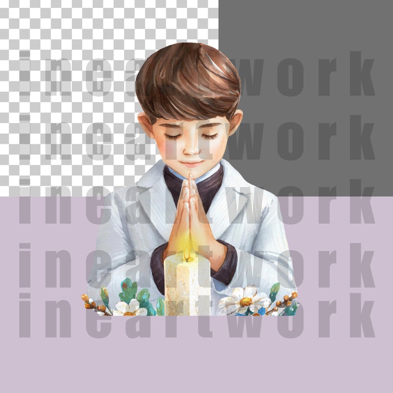 First Holy Communion Png, 1st Communion Boy Clipart, Religious Clipart ...