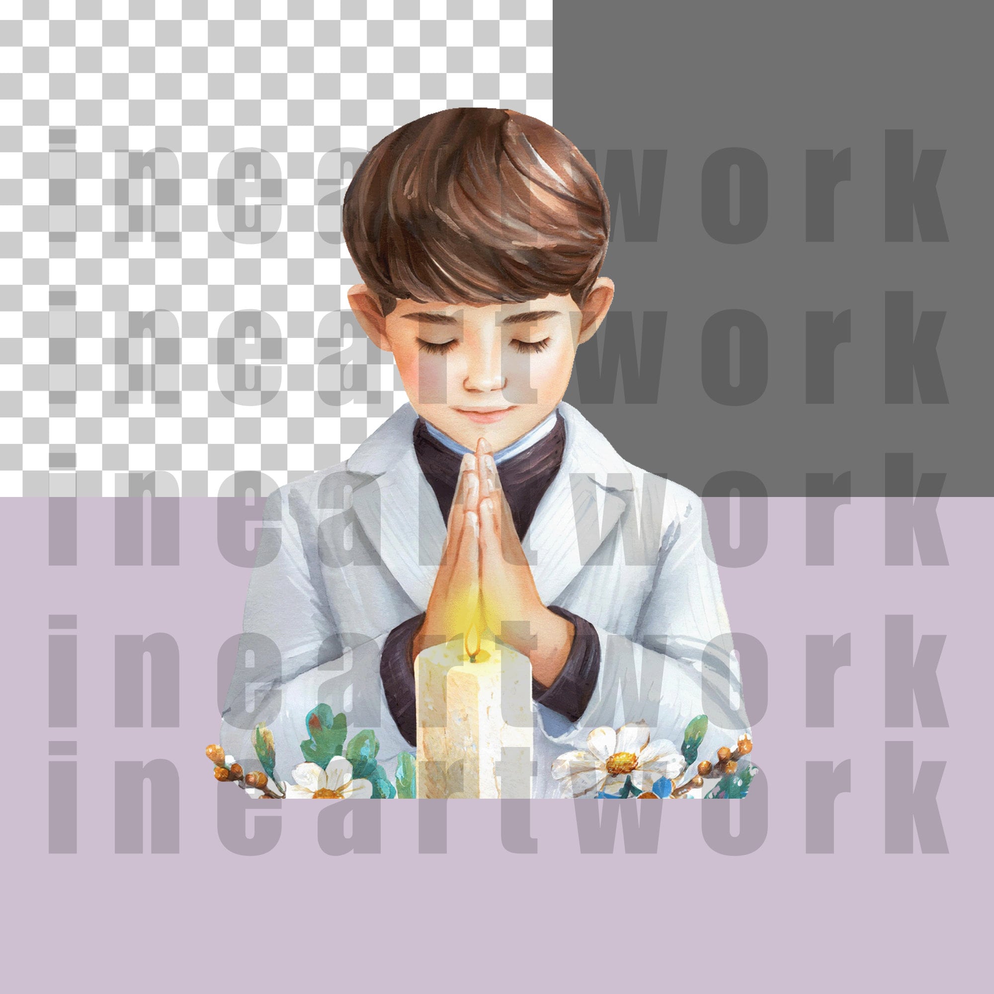First Holy Communion Png, 1st Communion Boy Clipart, Religious Clipart ...