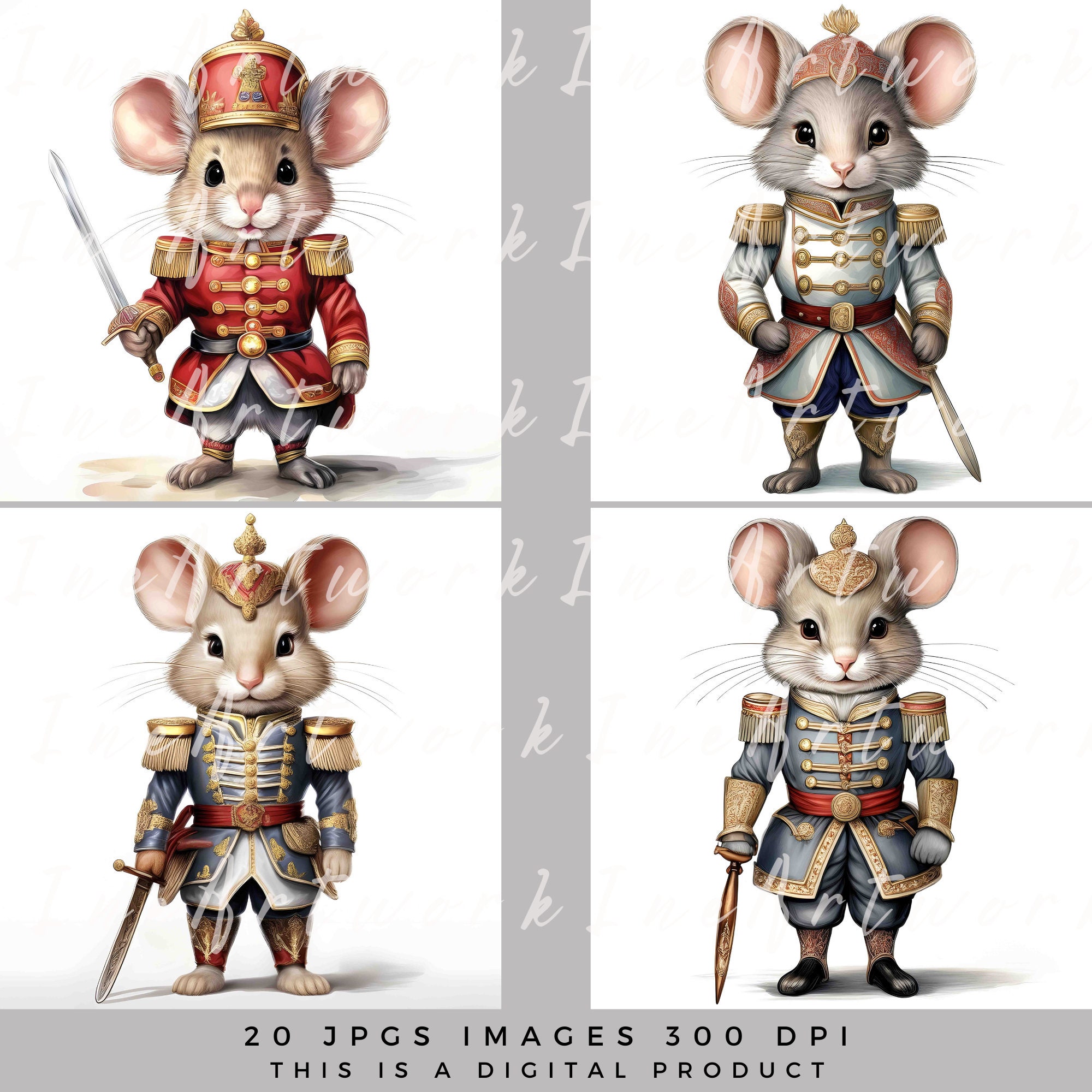 Mouse Christmas Nutcracker Clipart | Christmas Clipart | Christmas ...