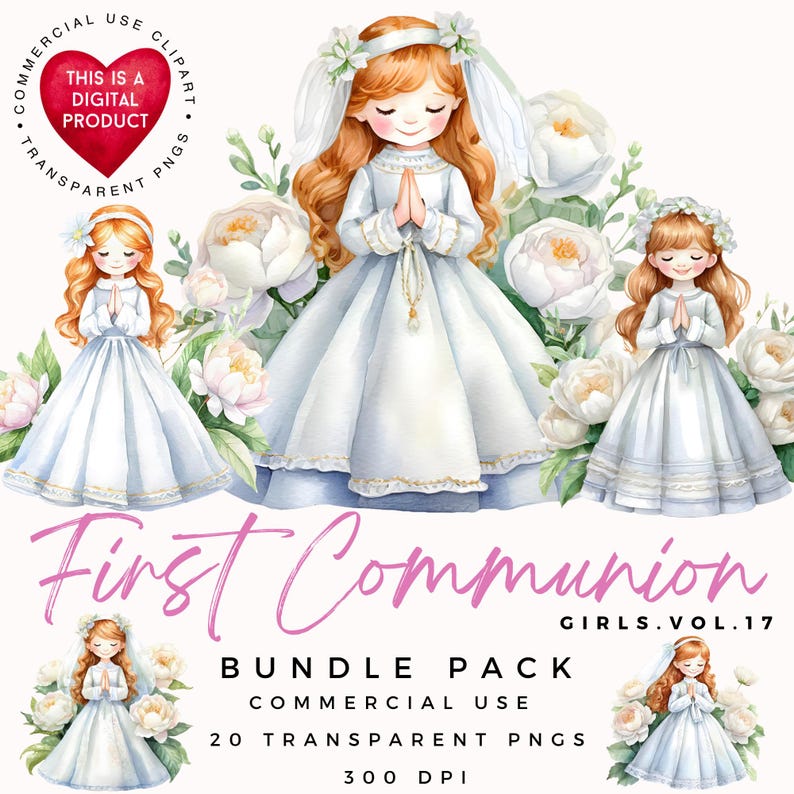 First Communion Clipart Religious Clipart Holy Communion High Quality ...