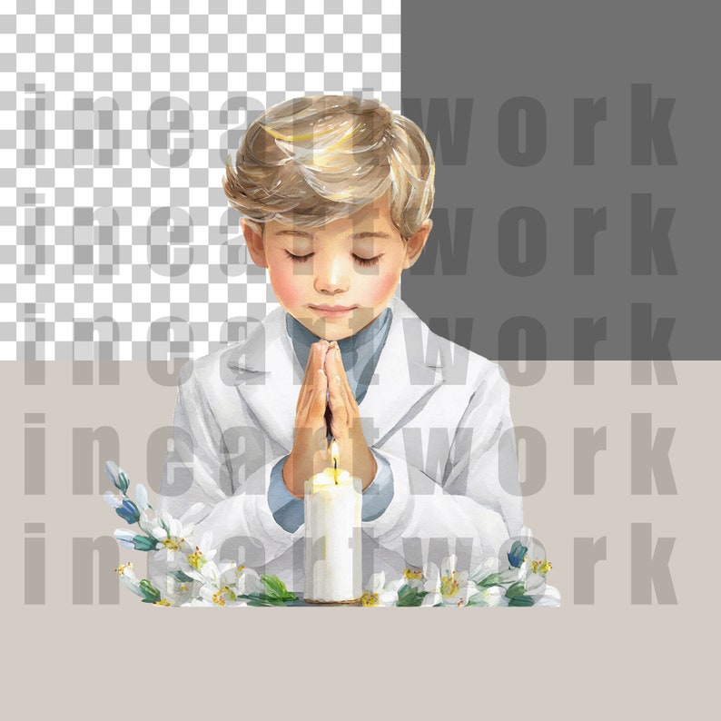 First Holy Communion Png, 1st Communion Boy Clipart, Religious Clipart ...