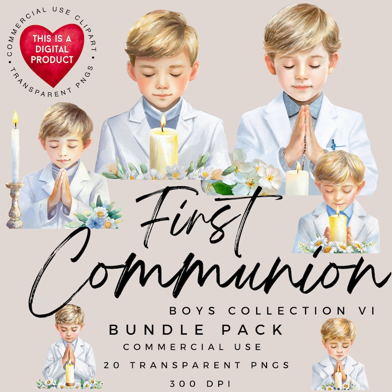 First Holy Communion Png, 1st Communion Boy Clipart, Religious Clipart ...