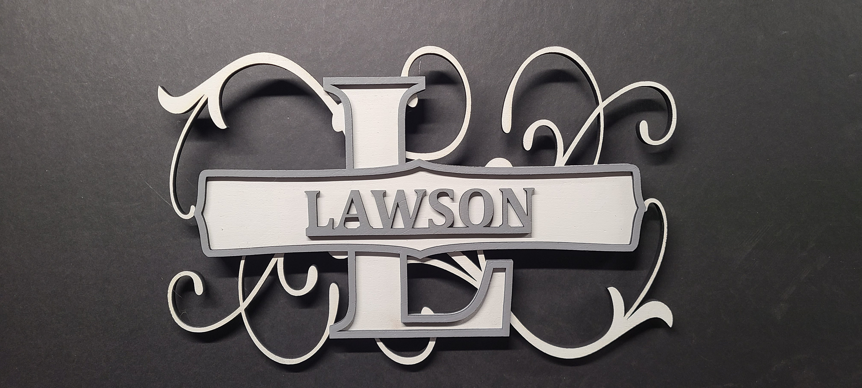 Letters A-Z Custom Monogram SVG - Etsy