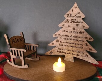 Christmas in Heaven Print, Printable PDF Poem You Print and Frame ...