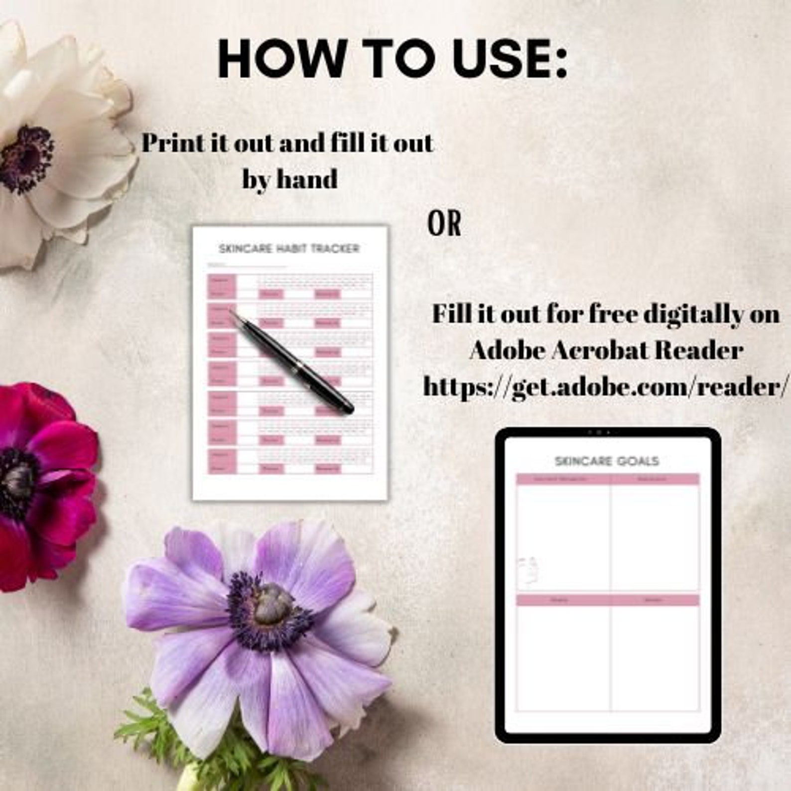 Self-care Planner, Printable, Well-being, Positivity, Reflection ...