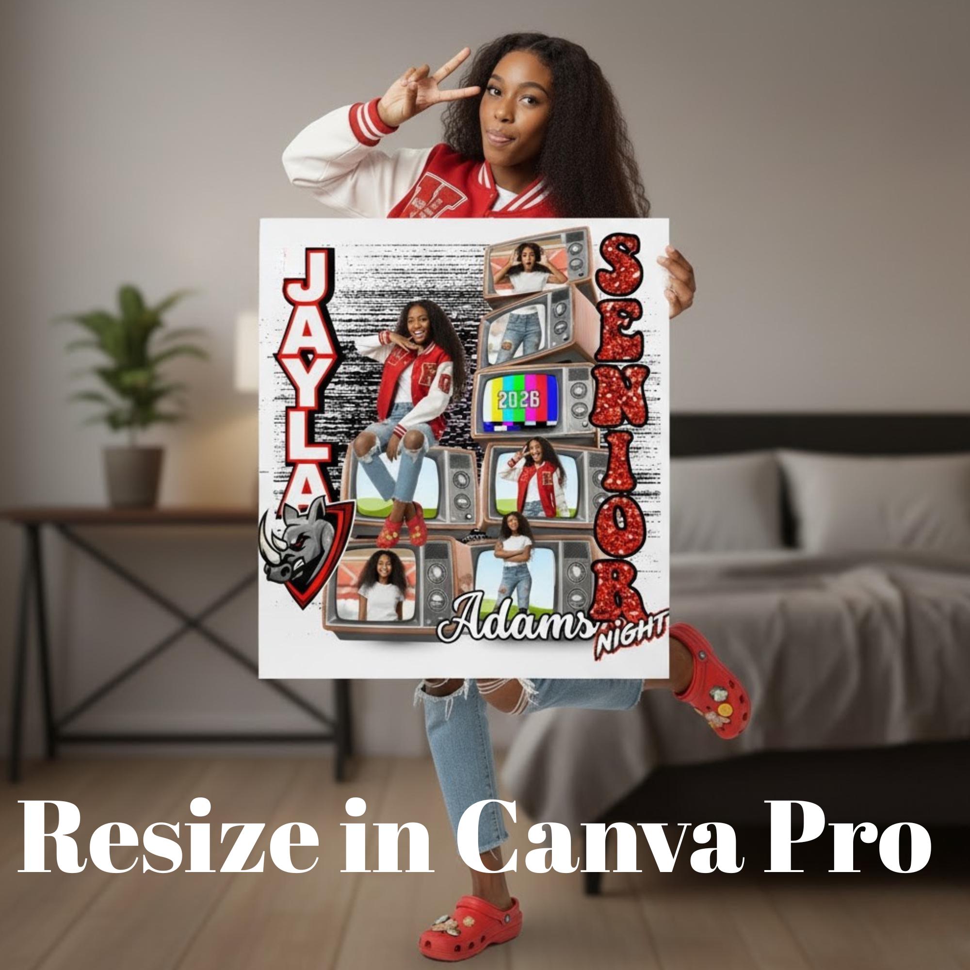 Editable Senior Night T-shirt Canva Template (digital Download) - Etsy