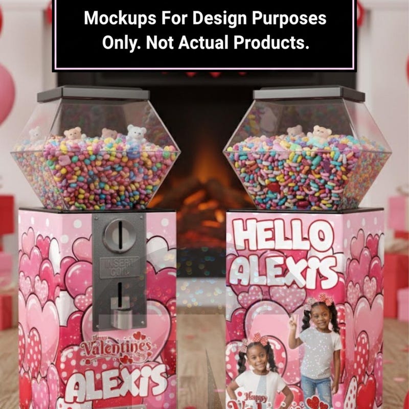 Gumball Machine Valentines Day Box - Etsy