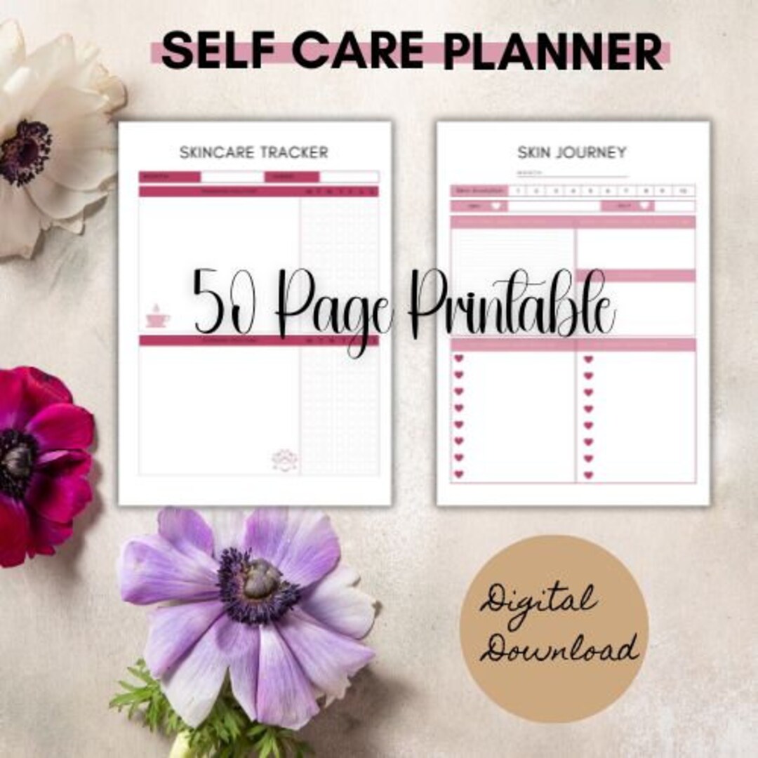 Self-care Planner, Printable, Well-being, Positivity, Reflection ...