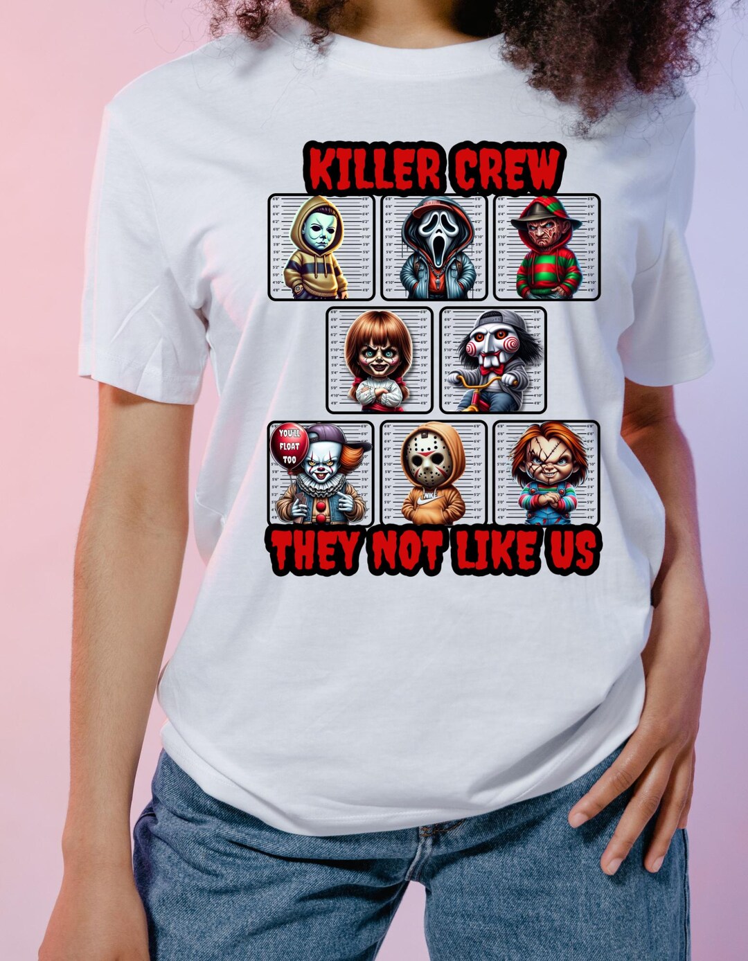 Horror Killers Png, Halloween Characters, Retro Design (digital ...
