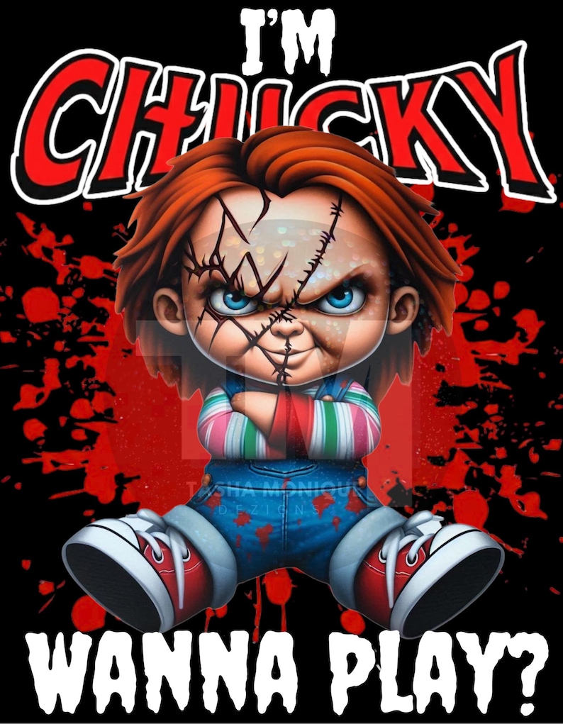Chucky Horror Movie PNG, "i'm Chucky" Digital Art (instant Download ...