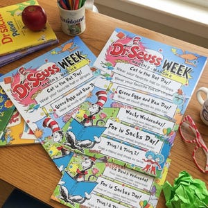 Editable Dr. Seuss Template | School Reading Flyer | Printable ...