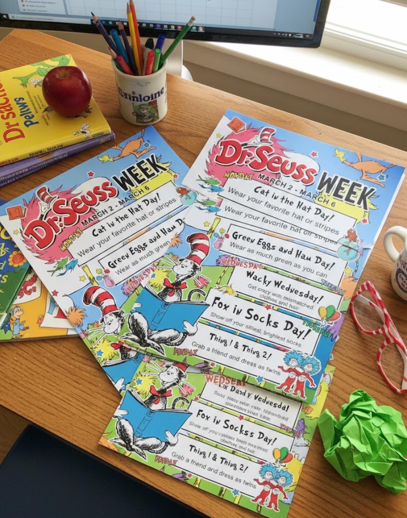Editable Dr. Seuss Template | School Reading Flyer | Printable ...