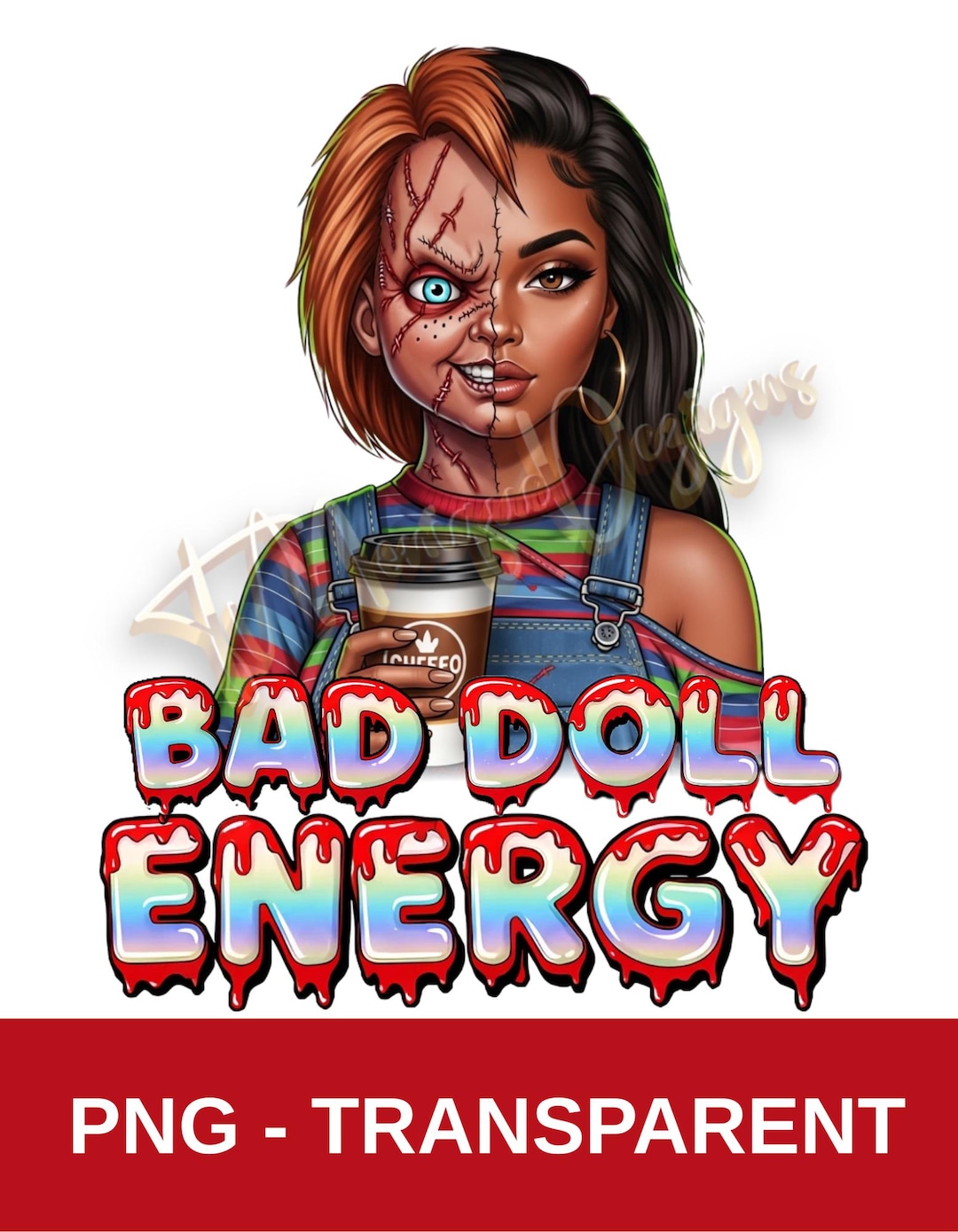 Chucky Digital Art: Bad Doll Energy PNG (instant Download) - Etsy