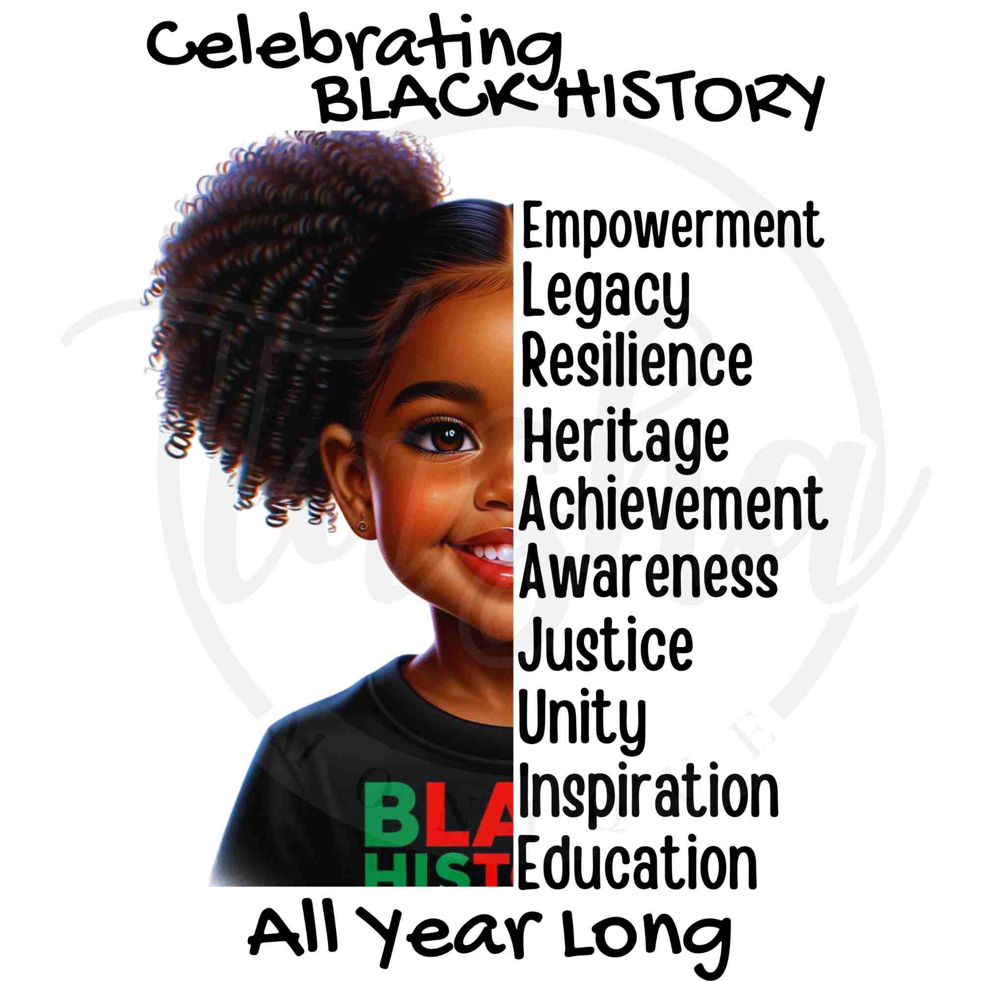 Celebrating Black History All Year Long, I Am Black History, Black Girl, Words of Empowerment ...