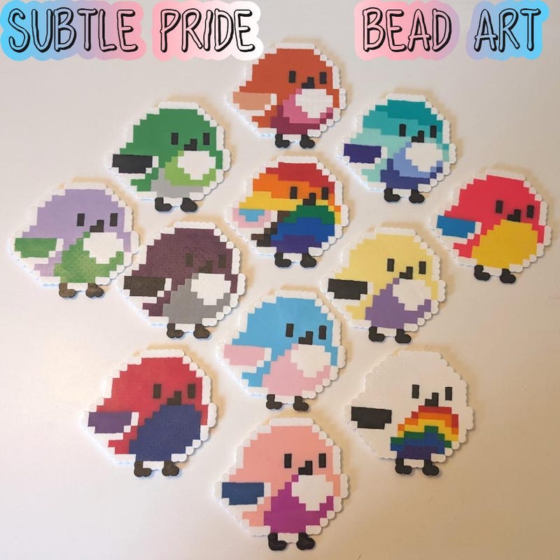 Perler Beads Birds - Etsy